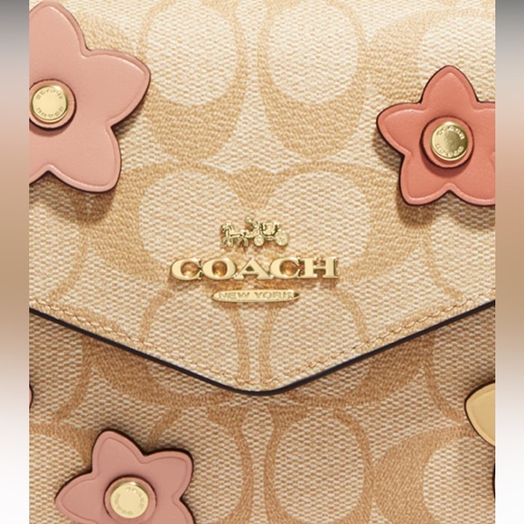 Coach | Bags | Coach Envelope Clutch Crossbody In Signature Canvas With ...